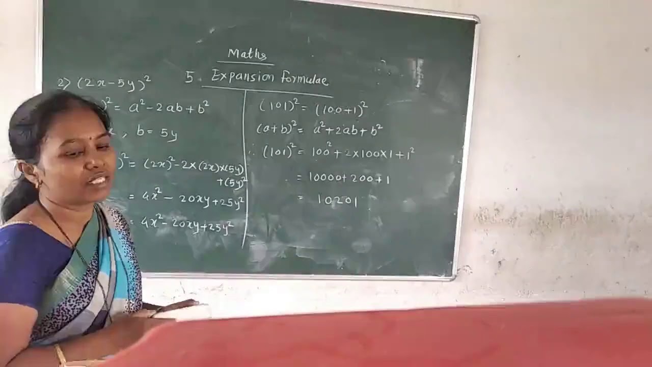 Expansion Formulae (Std 8th Mathematics) - YouTube