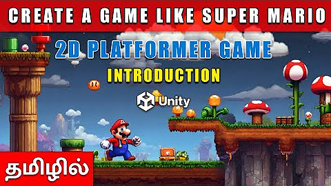 Unity 2D Platformer Game Tutorial in Tamil - YouTube