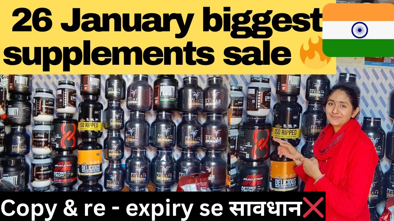Republic day biggest supplements sale 🔥| 26 January supplements sale ...