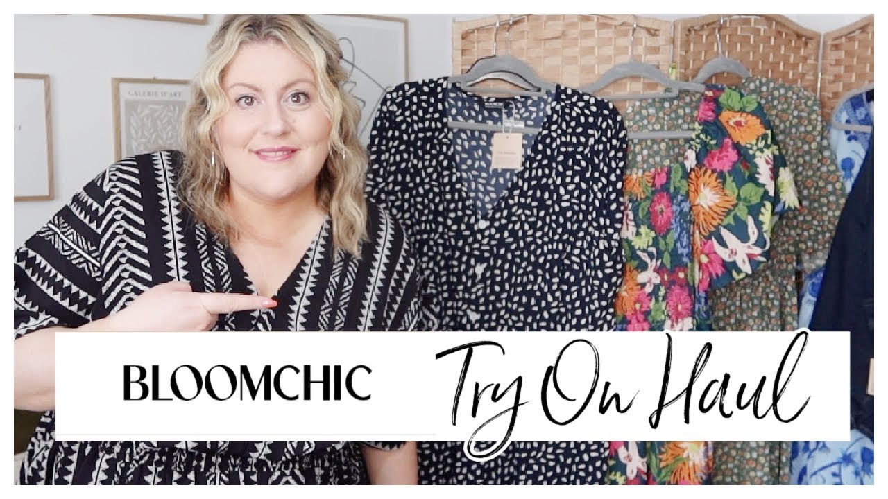 LETS TRY ON SOME TRANSITIONAL PIECES FROM BLOOM CHIC / AD - YouTube