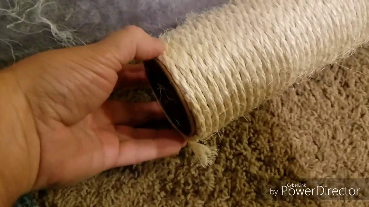 Tutorial: How to Restore a Scratching Post - YouTube