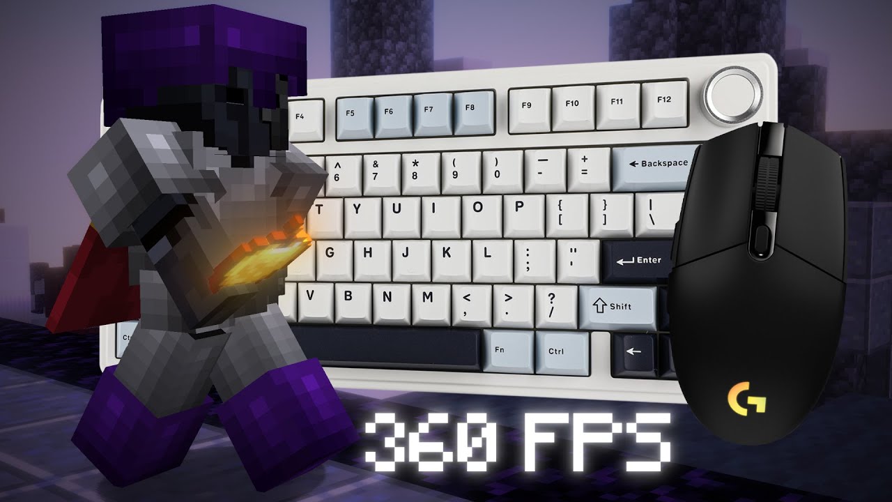 20 Minutes of Hypixel Skywars Keyboard & Mouse Sounds | 360 FPS - YouTube