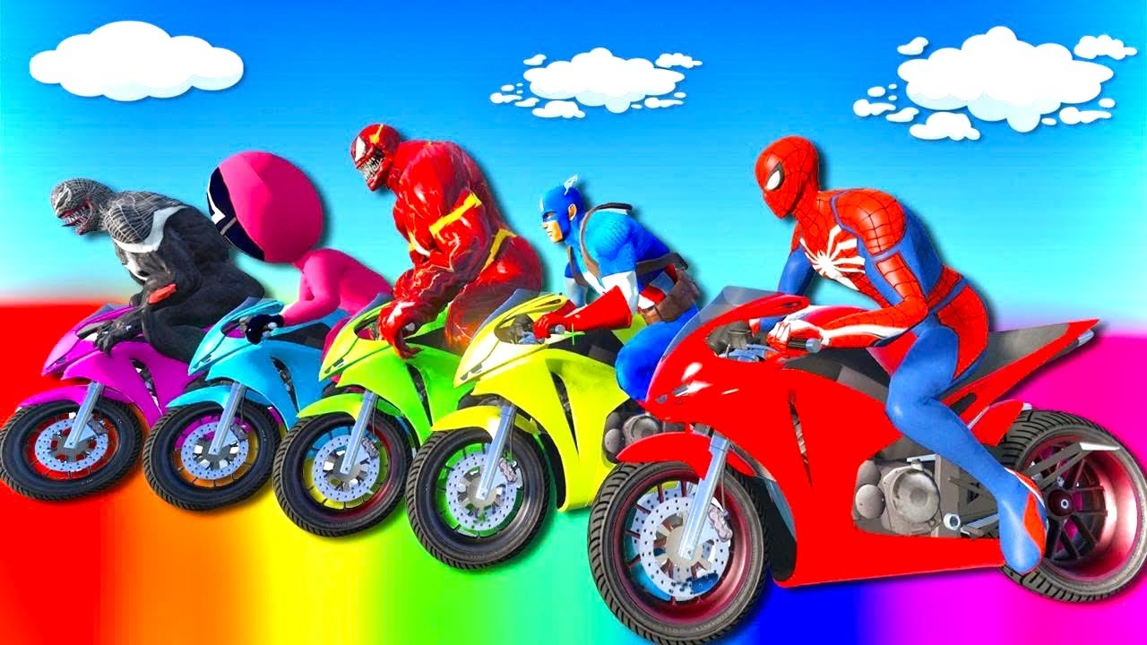 الرجل العنكبوت انقاذ باتمان Spider-Man Rescue batman vs iron man vs ...