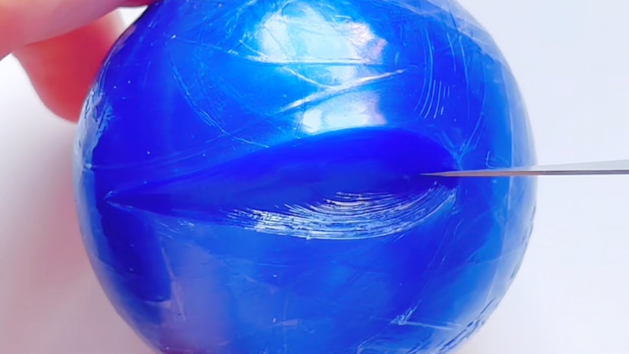 ASMR Never seen such a dark blue ball丨Relaxing and Satisfying Video ...