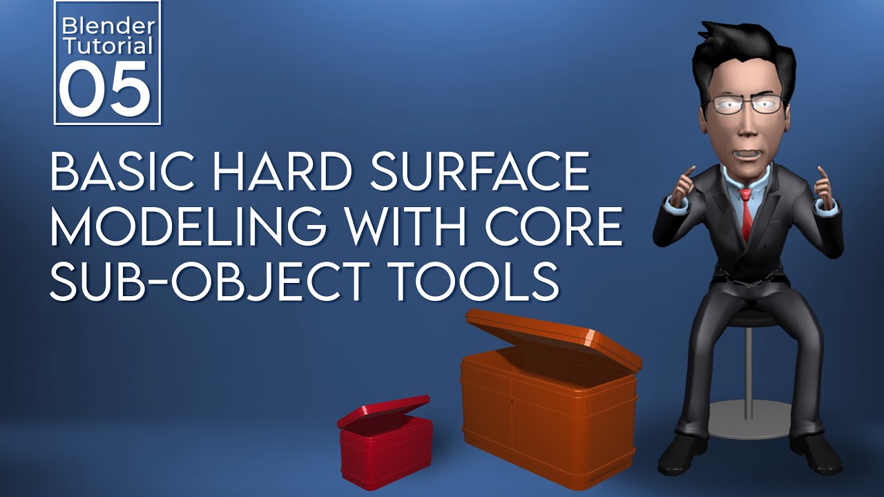 Blender Basic Hard Surface Core Modeling with Sub-Object Tools ...