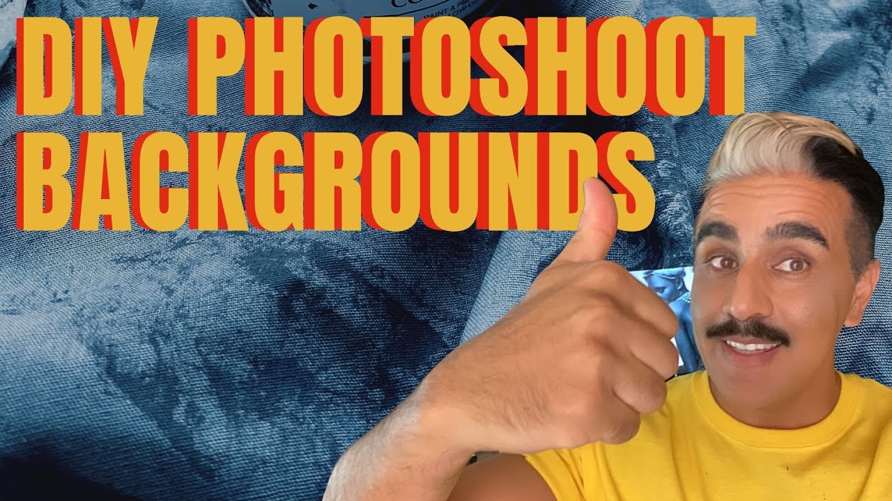 How I made my Photography Backdrops DIY - YouTube