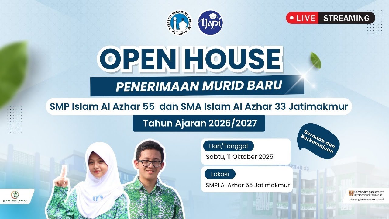 Open House Kampus YAPI Al Azhar Jatimakmur - YouTube