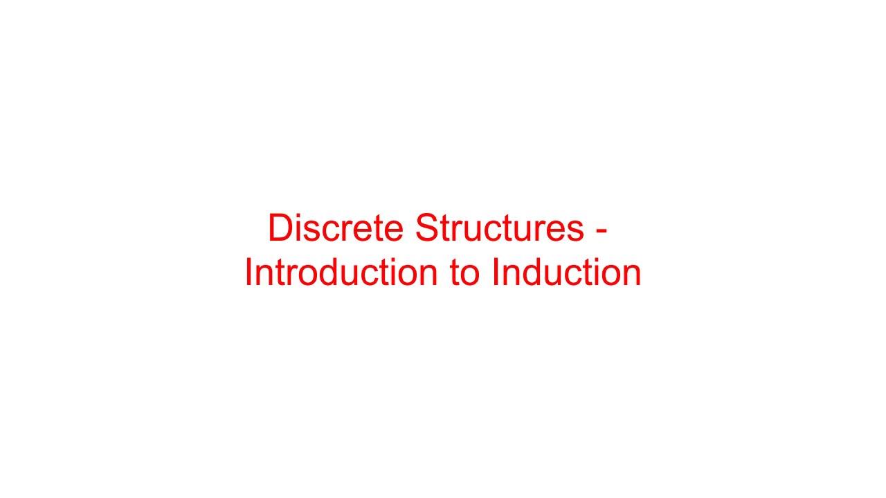 Induction - Introduction and Examples - YouTube
