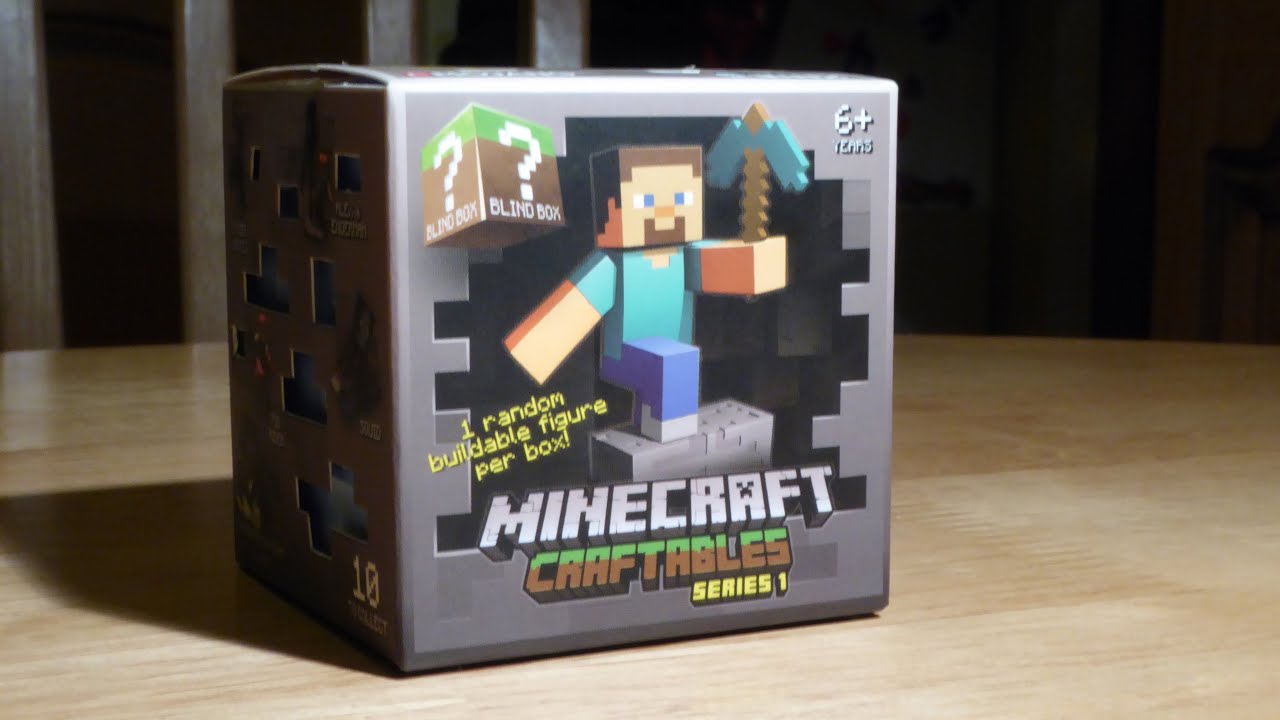 Minecraft Craftables - blind box opening and review - YouTube