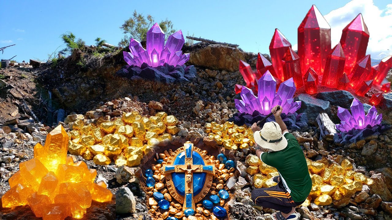 Treasure Hunting! Digging for Treasure worth Million of Gold Nuggets at ...