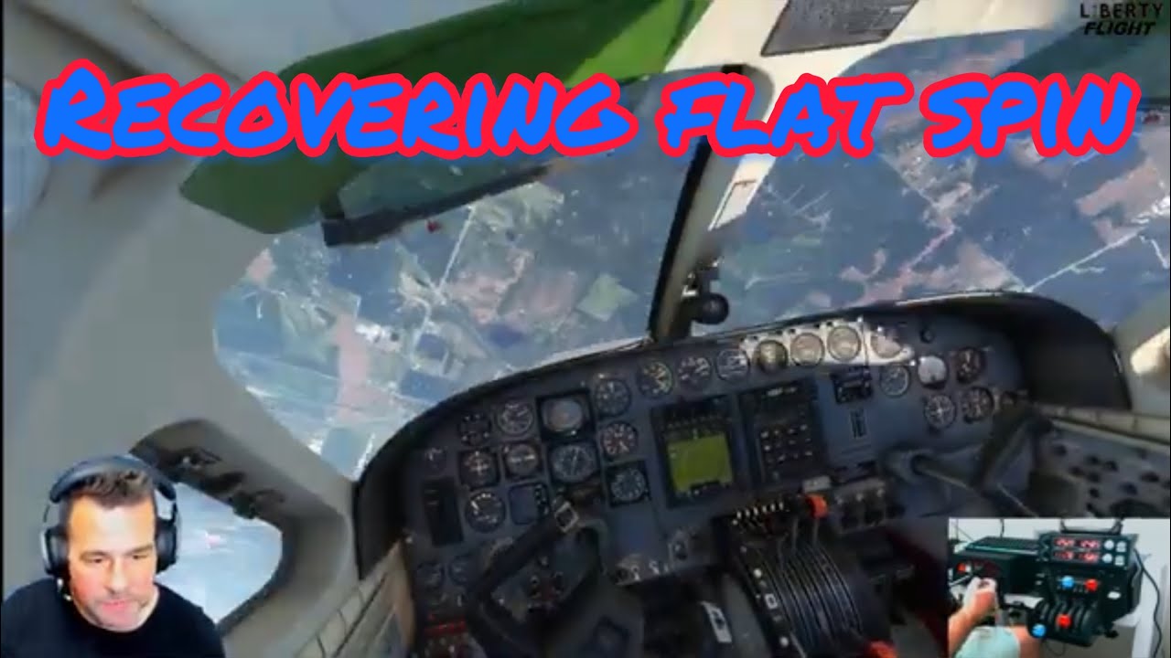CESSNA 414AW Chancellor Test Flight Flat Spin and Recovering Engine ...