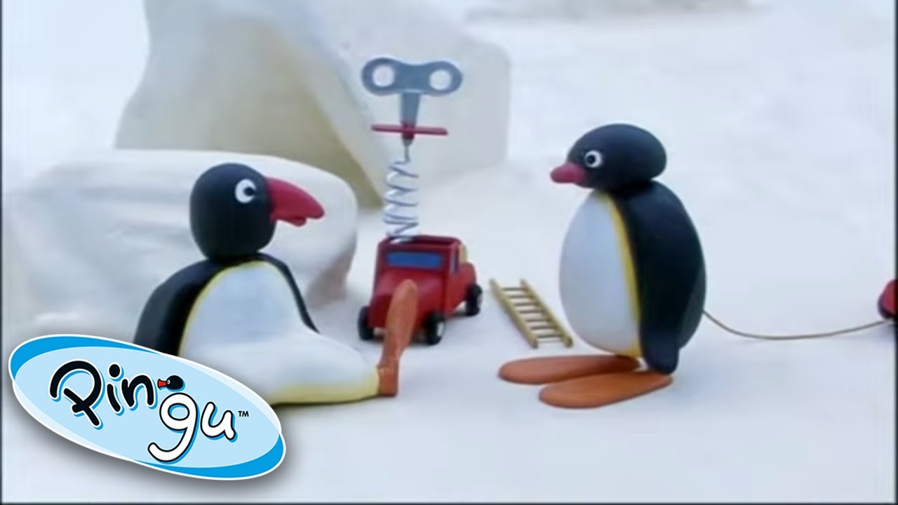 Pingu And The Red Wind Up Car! @Pingu 1 Hour | Cartoons for Kids - YouTube