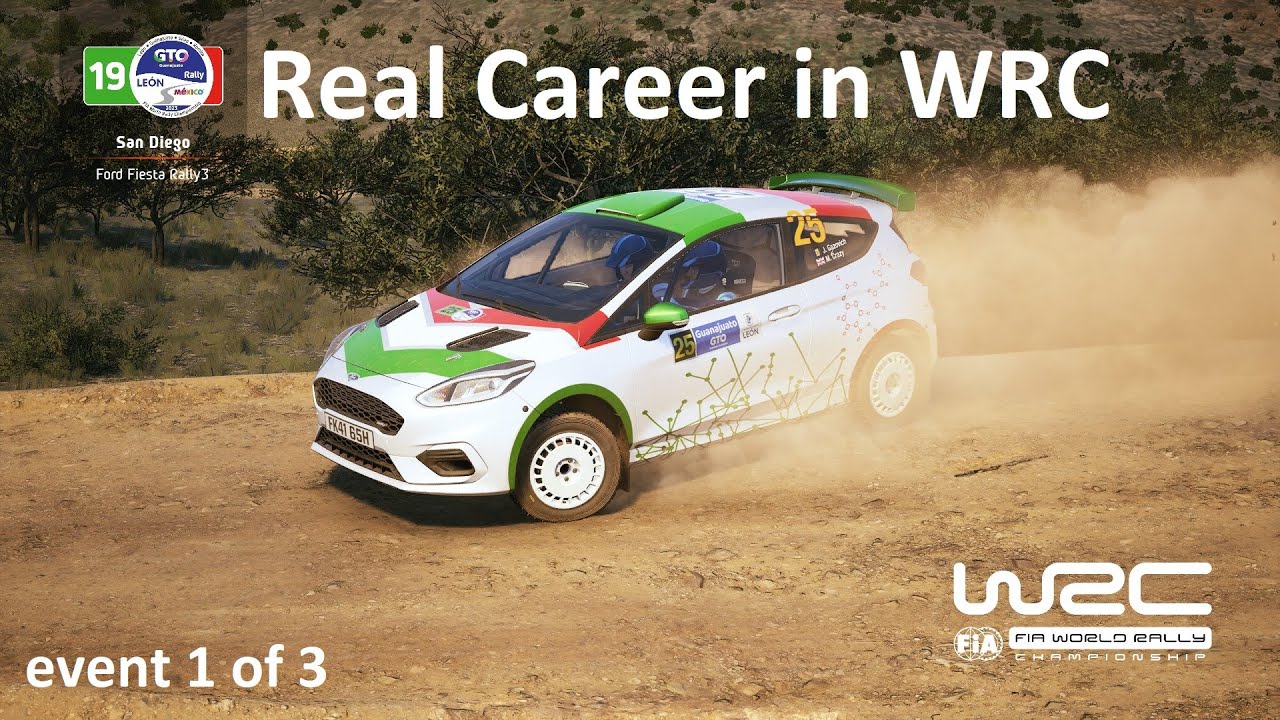 EA WRC | club Real Career in WRC | Rallye Mexico | Event 1 of 3 - YouTube