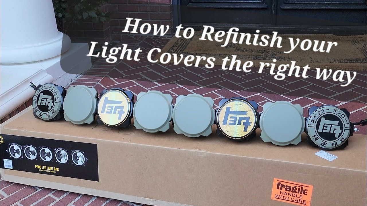 Customizing your Light covers - KC Gravity Pro6 - YouTube
