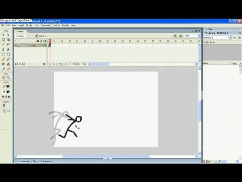 how to make a flash 8 animation - YouTube