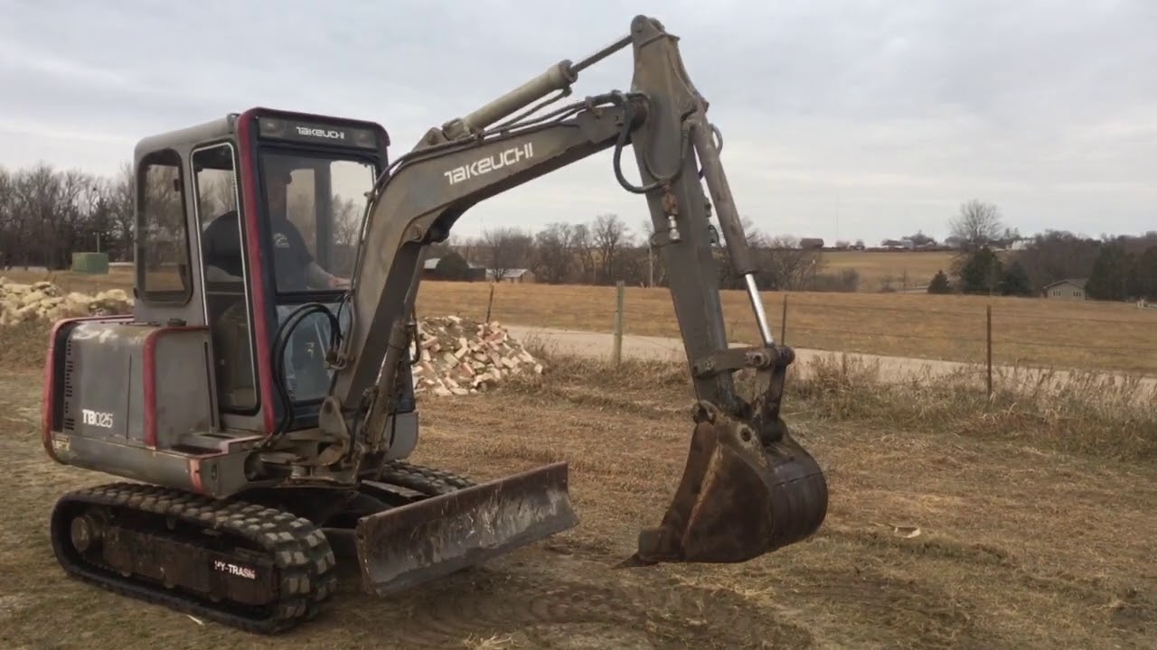BigIron Online Auctions, Takeuchi TB025 Mini Excavator, January 17 ...