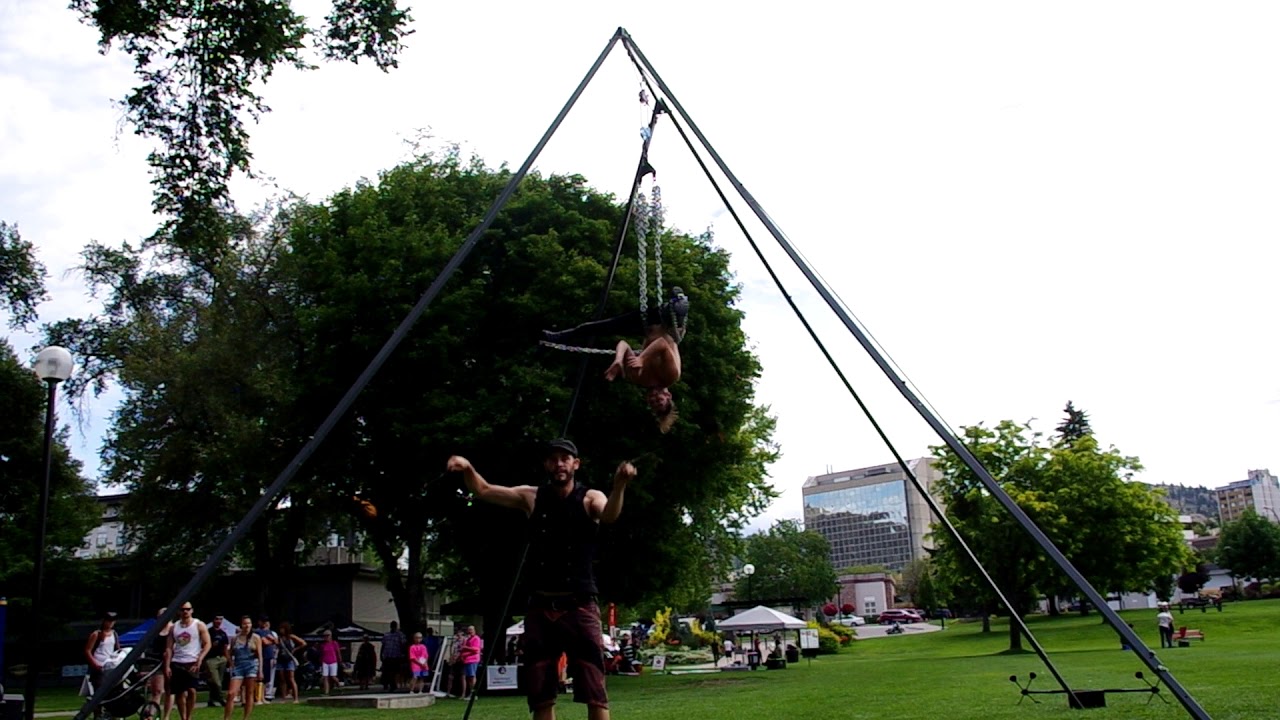 Fire Spinning and Aerial Chains - Part 2 - YouTube