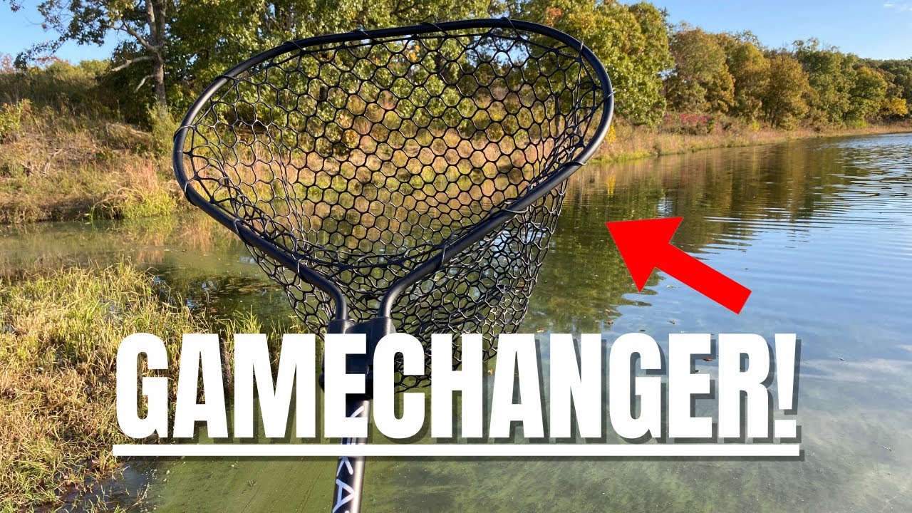 Transform Your Fishing with the YakAttack Leverage Landing Net - YouTube