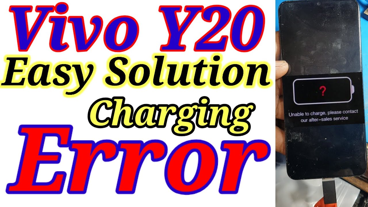 vivo Y20 Charging Error Problem Unable to Charge 100% fixed Easy ...