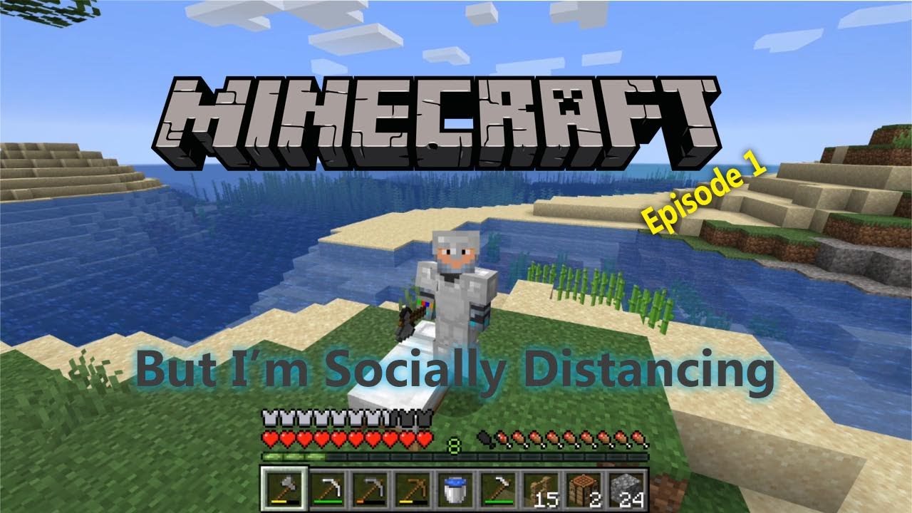 A Socially Distanced Game Of Minecraft - YouTube