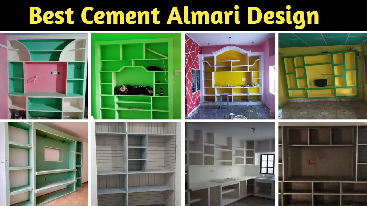 Cement Almari Design || Cupboard in Low Budget || Cement Cupboard ...