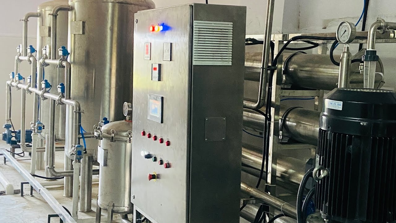 Fully automatic mineral water plant | full ss ro plant | water ...