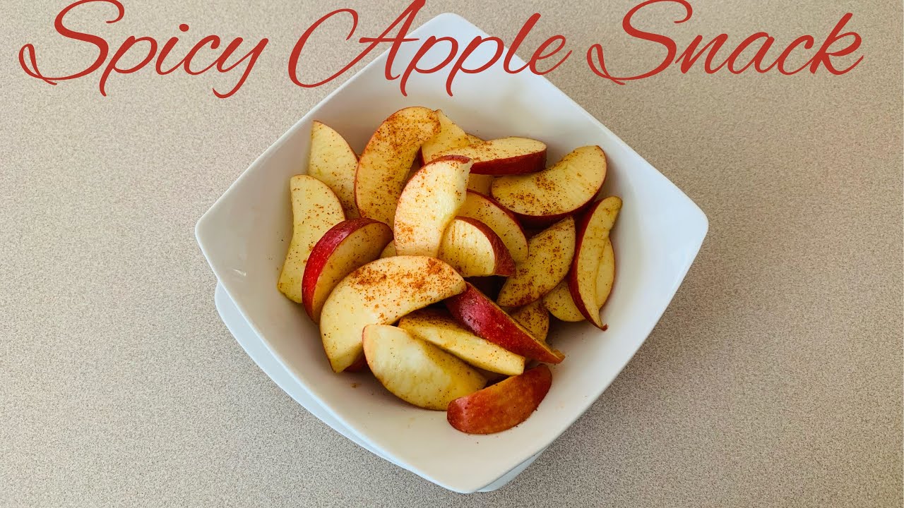 Spicy Apple Snack|| Quick, Simple & Healthy|FoodRecipe#1 - YouTube