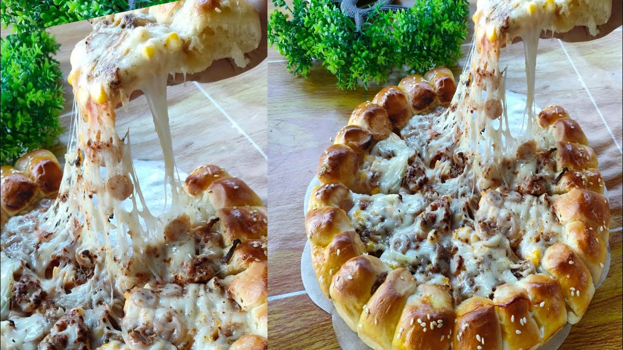 RESEP PIZZA BEEF MOZARELLA || PIZZA TOPPING DAGING SAPI LUMER - YouTube