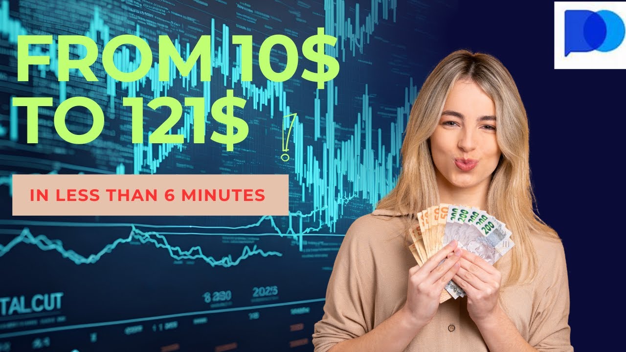 FLIPPING MY ACCOUNT FROM 10 USD TO 121 USD IN 6 MINUTES - YouTube