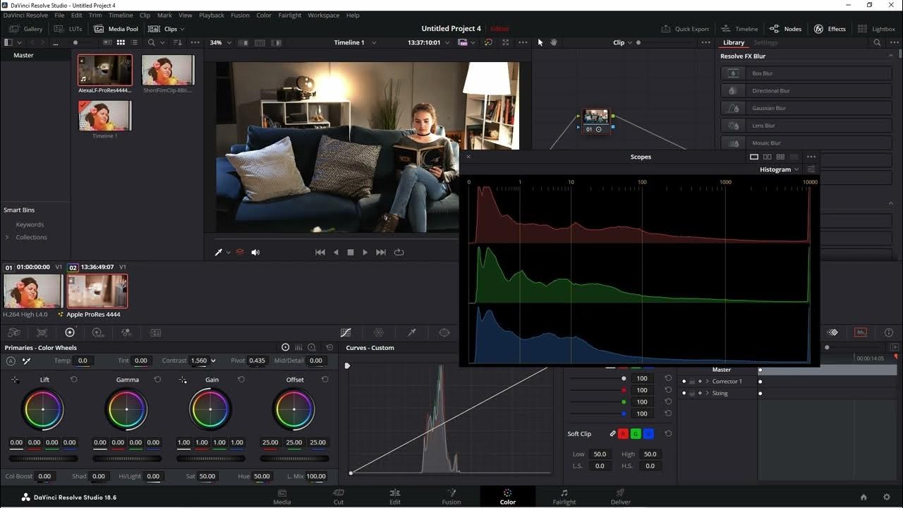 A quick look at some of the primary controls in DaVinci Resolve - YouTube