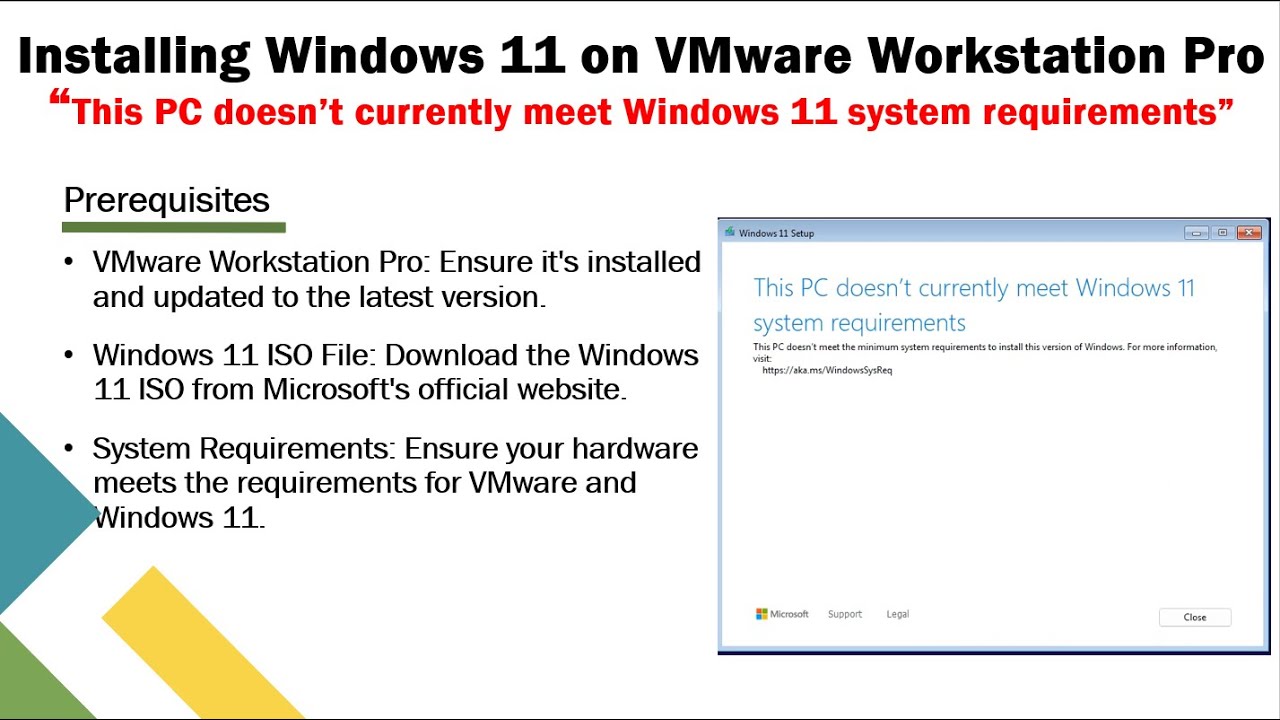 Fix: This PC Doesn’t Meet Windows 11 Requirements in VMware Workstation ...