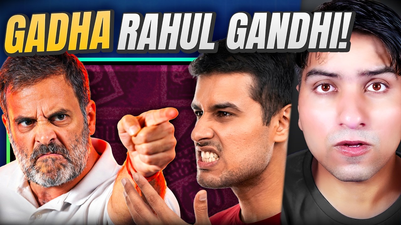 Dhruv Rathee VS Rahul Gandhi (The Gadha Edition) - YouTube
