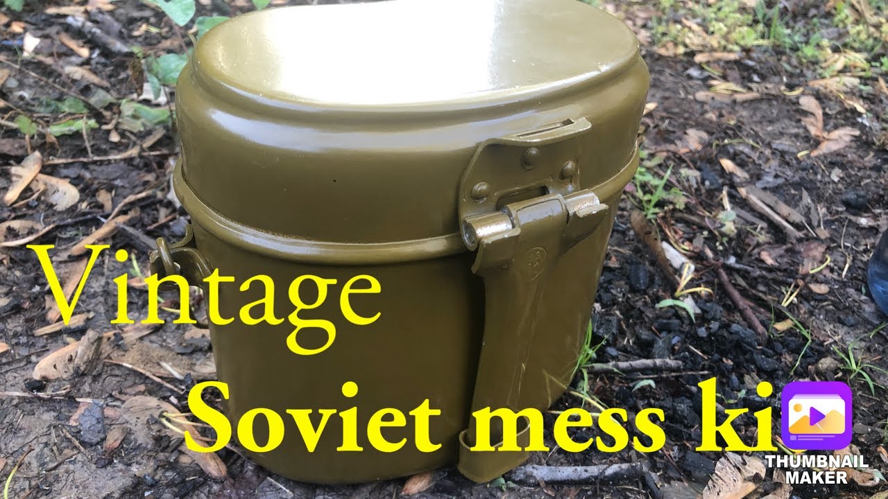 Vintage Soviet Russian Mess Kit - YouTube