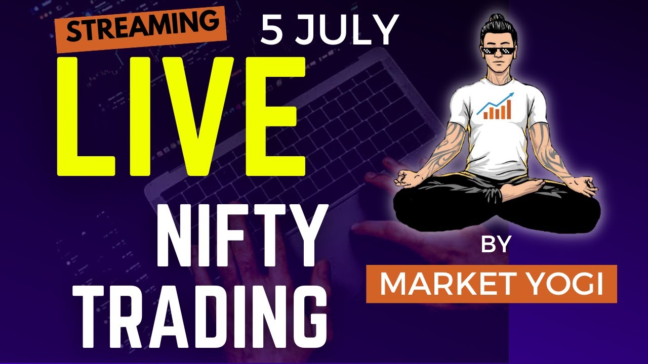 Nifty Live Trading | 5 July 2023 | Market Yogi Live Stream - YouTube