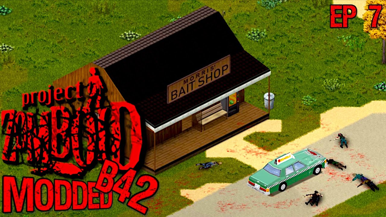 Gas Station Police Depo & Bait Shop | Project Zomboid Modded - Build 42 ...