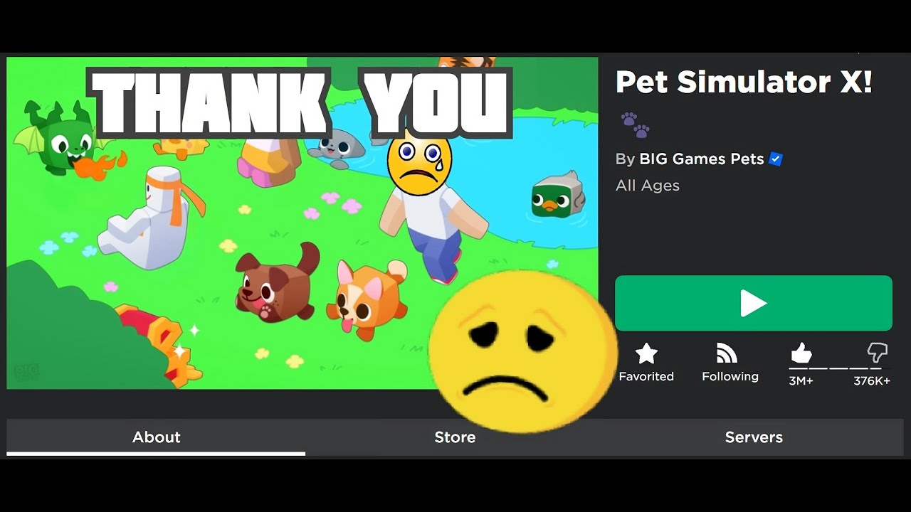 Thank You Pet Simulator X! 🐾 #PetSimulatorX - YouTube