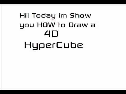 How to Draw a 4D Hypercube - YouTube