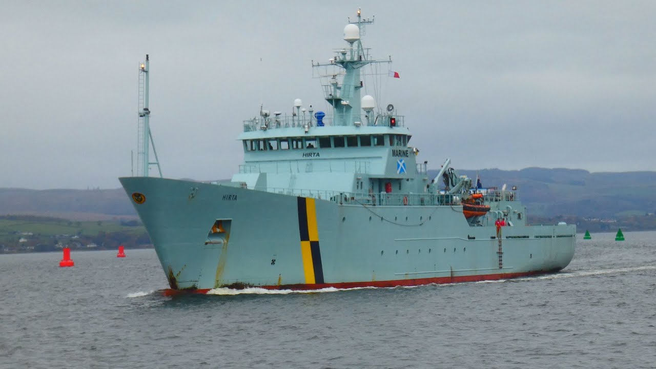 Scottish Marine protcetion Vessel MPV Hirta - YouTube
