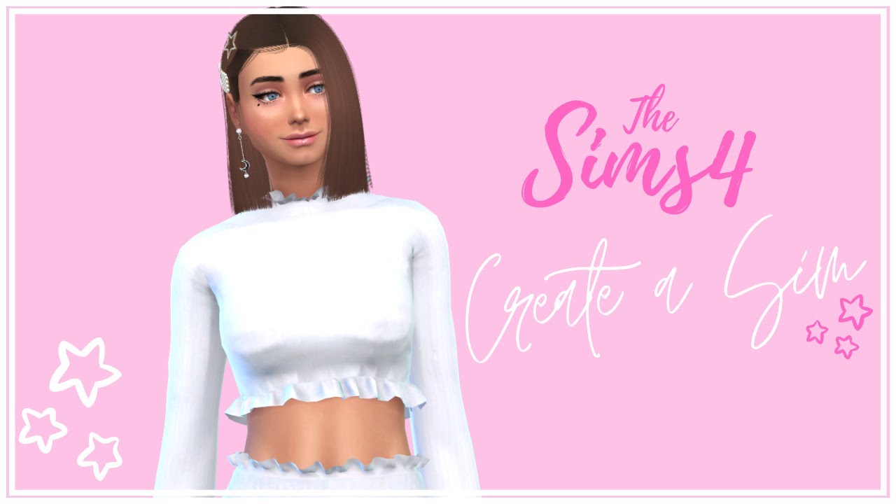The Sims 4: Create A Sim // CUTE & GIRLY 🌸 // CC Included - YouTube