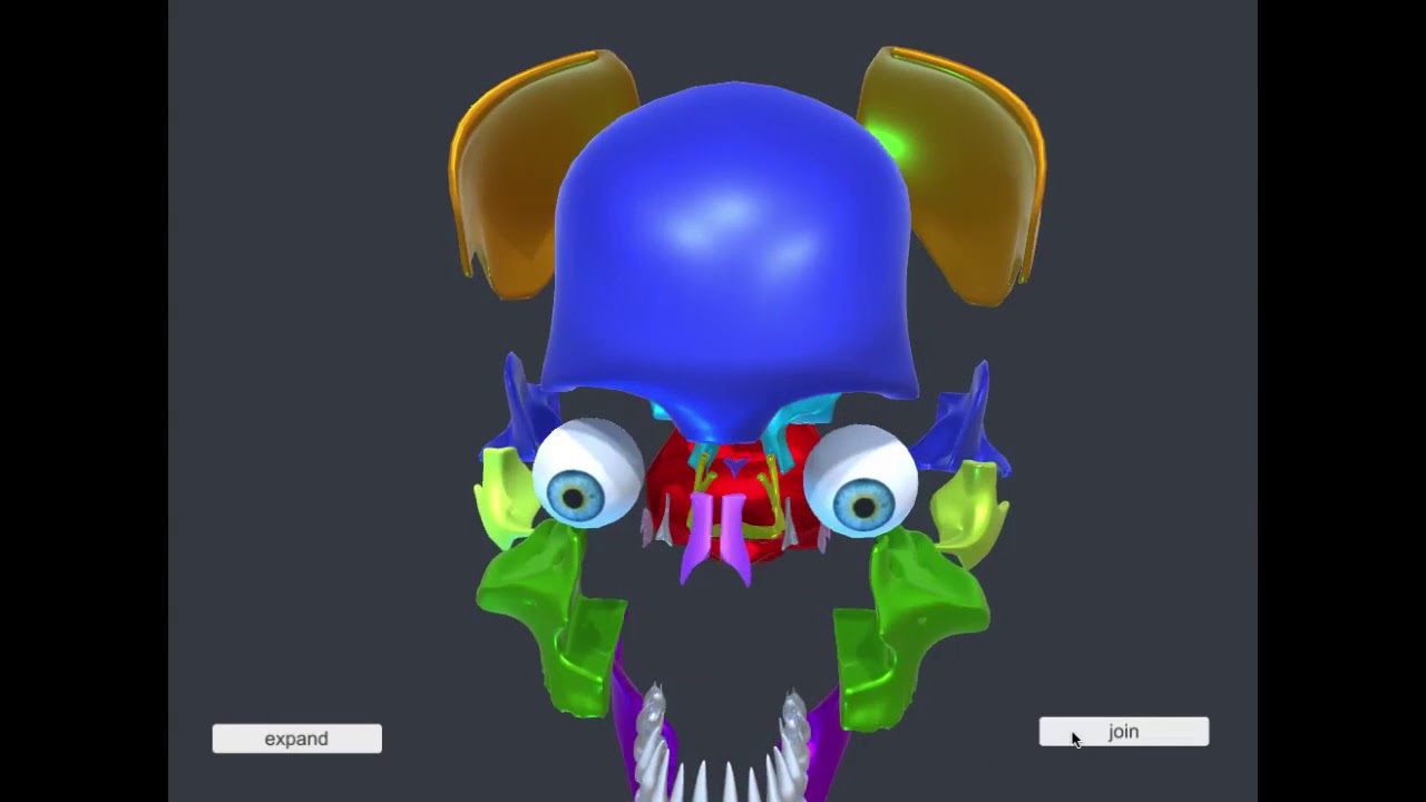 skull unity parts - YouTube