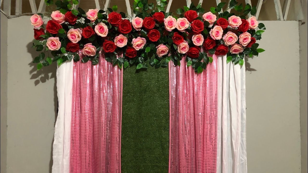 Wedding DIY Backdrop | Pinoy Civil wedding - YouTube