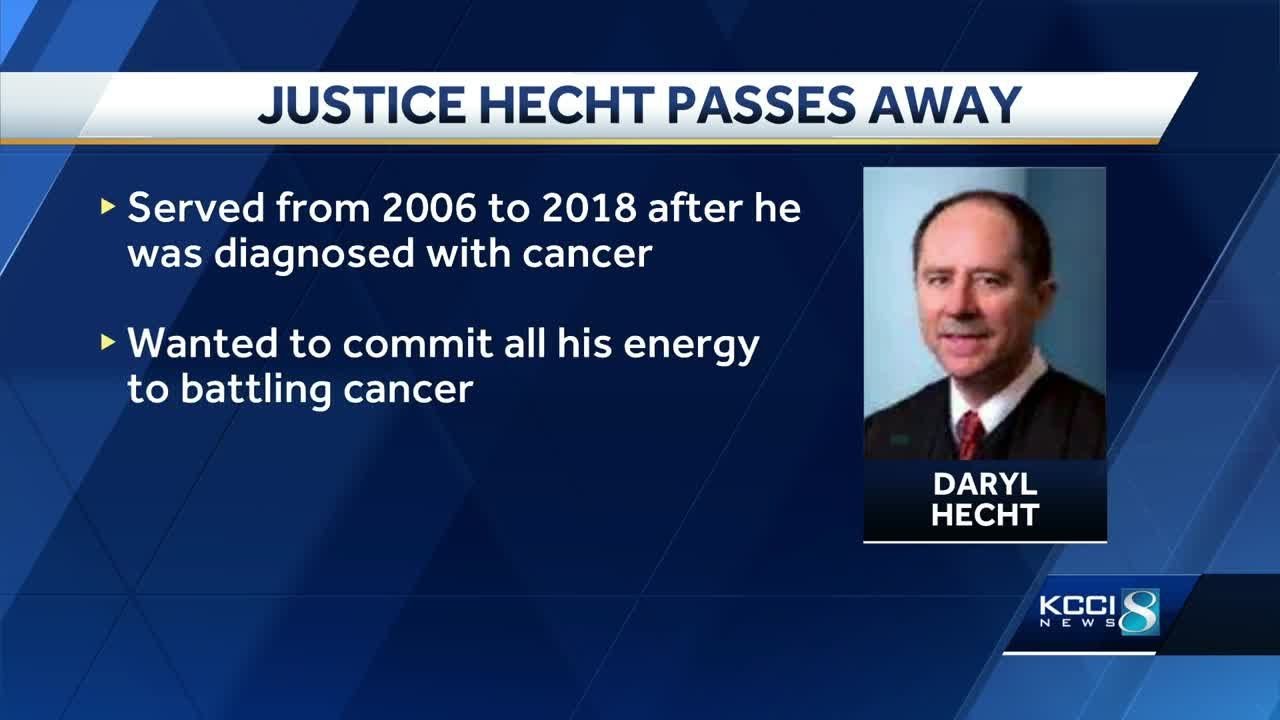 Former Iowa Supreme Court Justice Daryl Hecht has died - YouTube