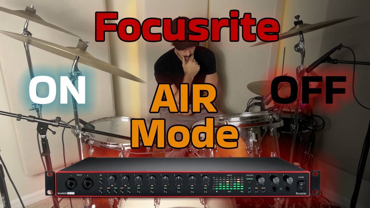 Testei o Modo AIR da FOCUSRITE | VALE A PENA? - YouTube