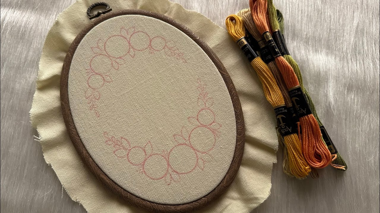 Very easy and beautiful Pattern Tracing 🥰 Learn how to use a FLEXI HOOP ...