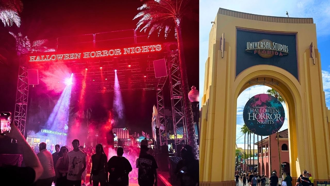 Opening Night of Halloween Horror Nights! House Walkthroughs, RIP Tour ...