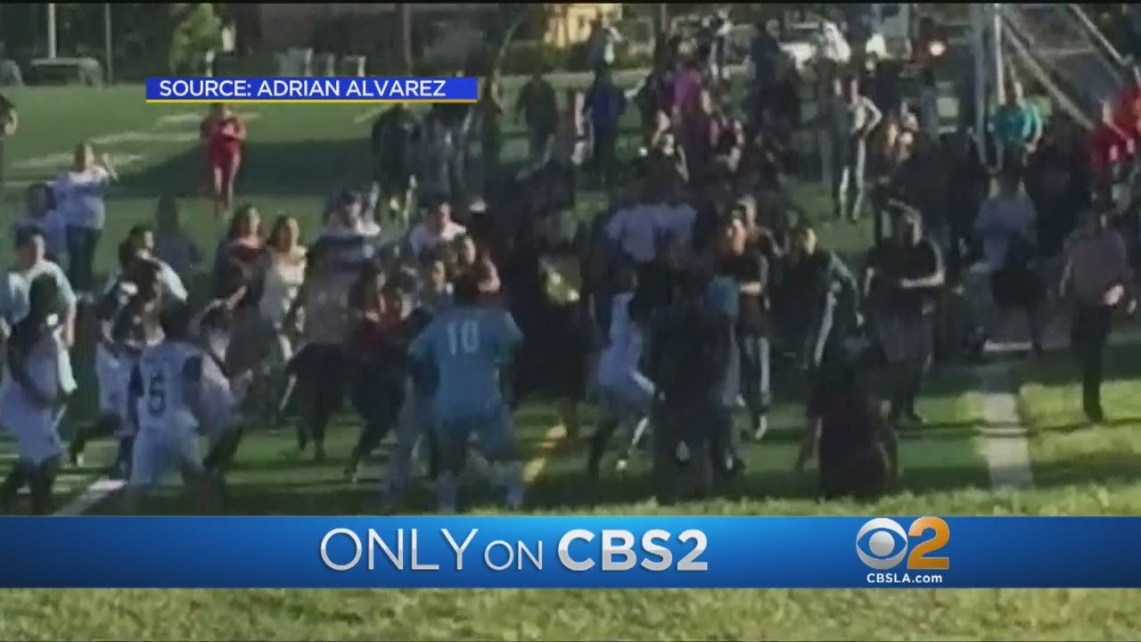 Soccer Game Turning Into Brawl Caught On Video - YouTube