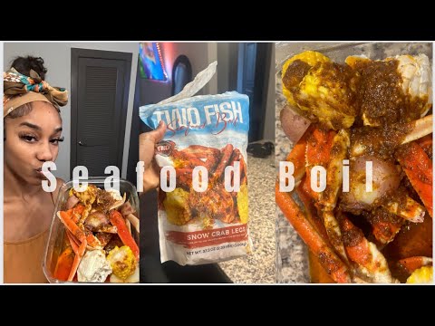 Trying The HEB Two Fish Seafood Boil - YouTube