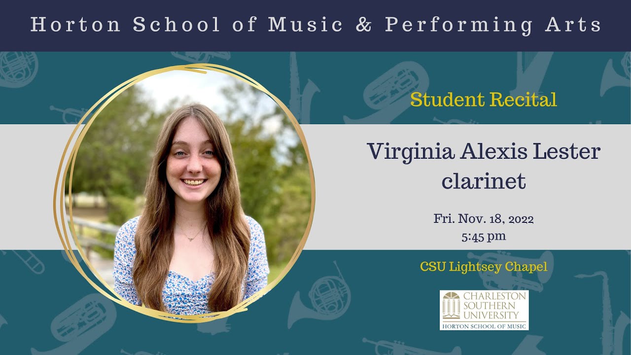Senior Recital: Virginia Alexis Lester, clarinet - YouTube
