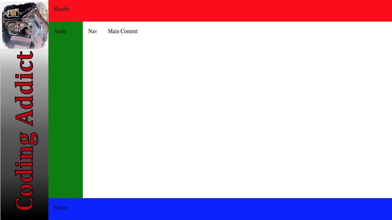 CSS Flexbox Project - Holy Grail Layout - YouTube