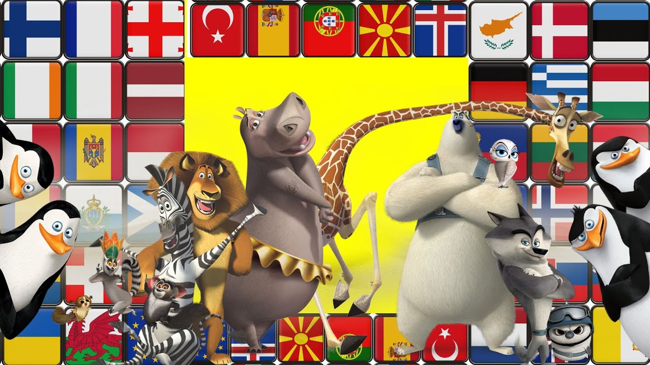 Madagascar- in different languages meme #googletranslate #huggywuggy # ...
